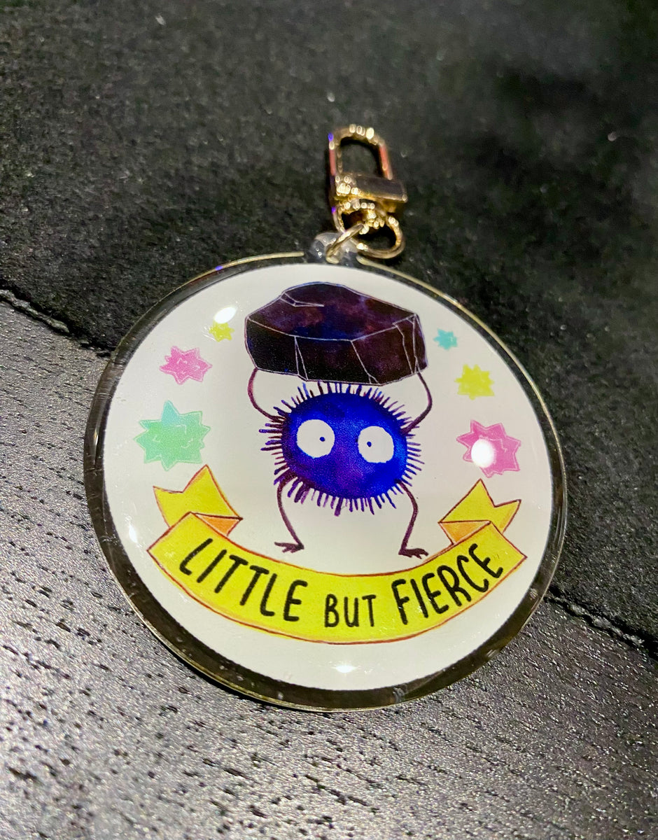 Keychain - Fan Art of Susuwatari ( Sootsprites ) Little but Fierce | 2 ...