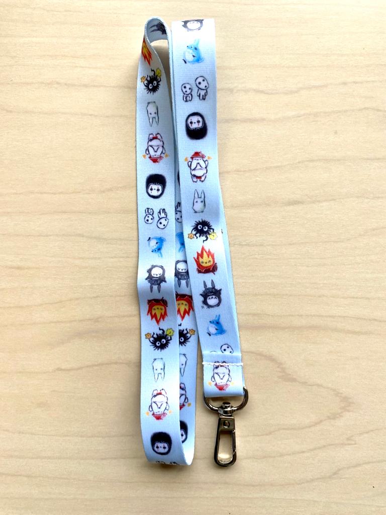 Lanyard - Fan Art of Ghibli Family| Nylon | 2cm x 90cm Lanyard – Sharon ...